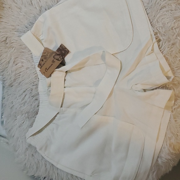 chances r | Shorts | Nwt White Shorts | Poshmark